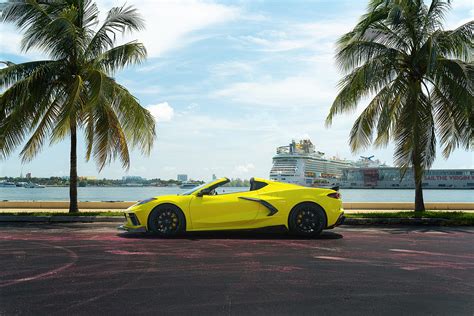 2024 C8 Stingray Accelerate Yellow High Quality Corvette Wheels E5