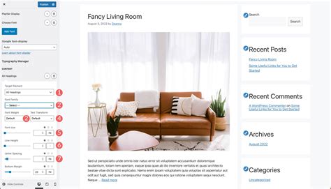 How To Change Fonts In WordPress Ways