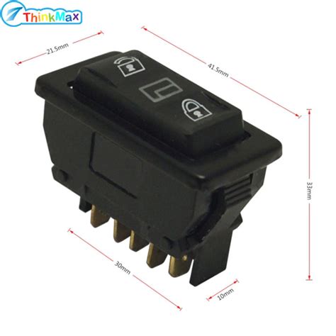 Car Window Regulator Single Switch 12v 24v 20a 5pin Car Power Window Switch Illumination