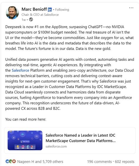 Sorry Marc Data Is Not The New Gold 🚫 Its Actually Far More Important Than That Its The New