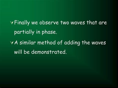Superposition Of Waves It Is Very Important Ppt