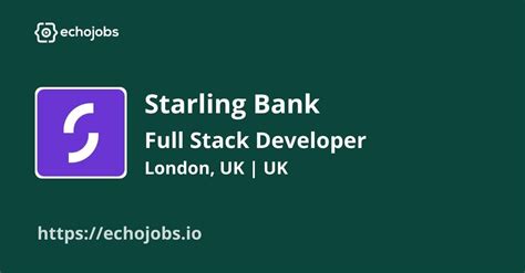 Starling Bank Is Hiring Senior Full Stack Developer London Uk Uk Api React Aws Java