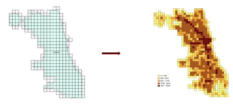 road density discretization into spatial grids download scientific