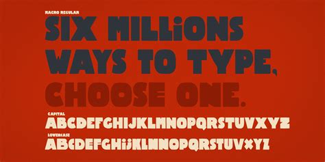 Macro Font Fontspring