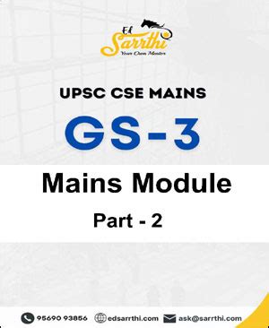 Sarrthi UPSC CSE Mains GS Mains Module Printed Notes English Medium Notesindia