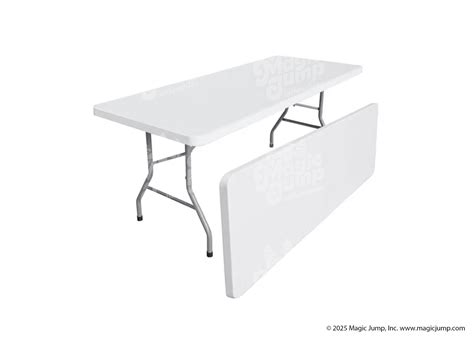 Plastic Folding Rectangular Table 72 Inch Tables And Chairs Magic