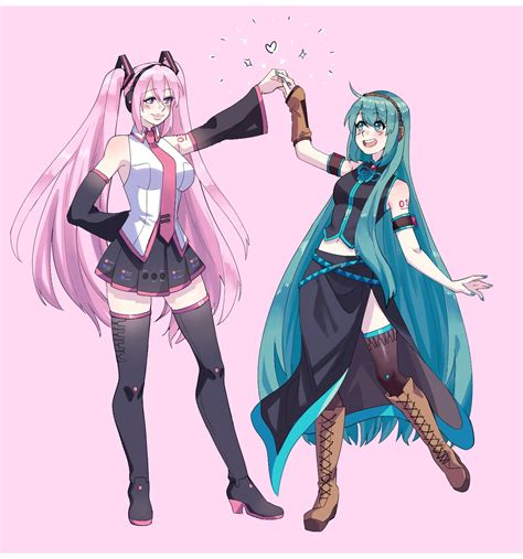 Luka Megurine Miku Hatsune Luka Megurine Miku Hatsune