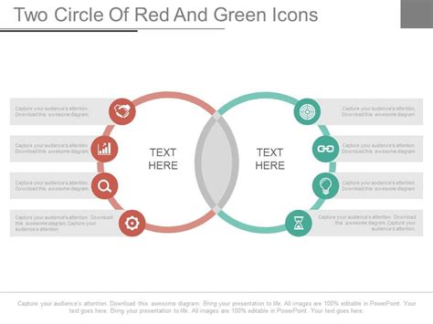 Venn Diagram With Icons For Business Powerpoint Slides PowerPoint