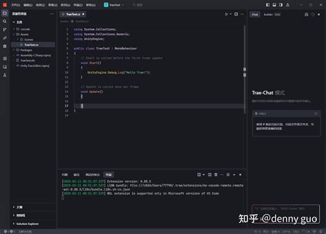 使用trae ide运行和调试unity项目 知乎