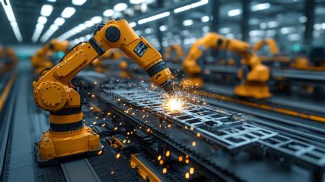 Manufacturing Automation With Robotic Arms Sparks Efficiency On The