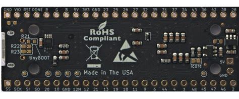 back side of upduino v3 1 electronics