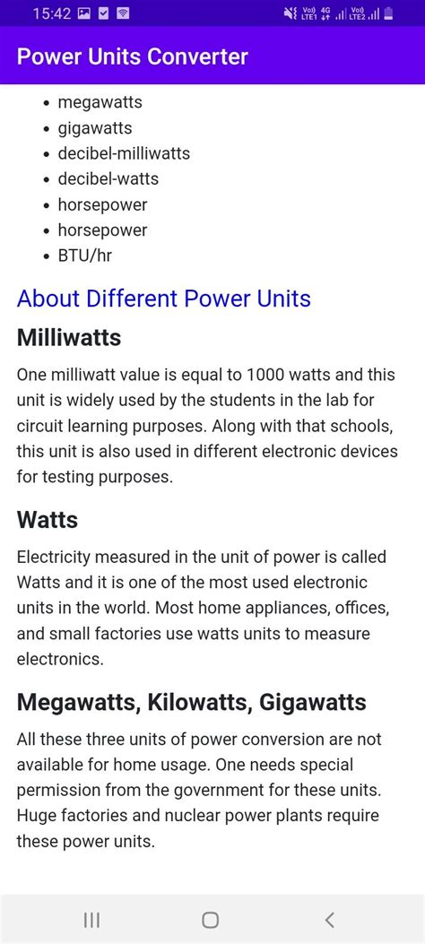 Power Units Converter Apk For Android Download