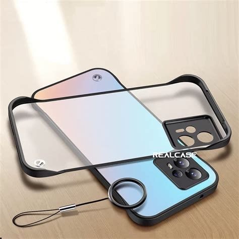 Realcase Xiaomi Poco F G Back Cover Case Stylish Frameless Matte Hard Back Skin Soft Tpu