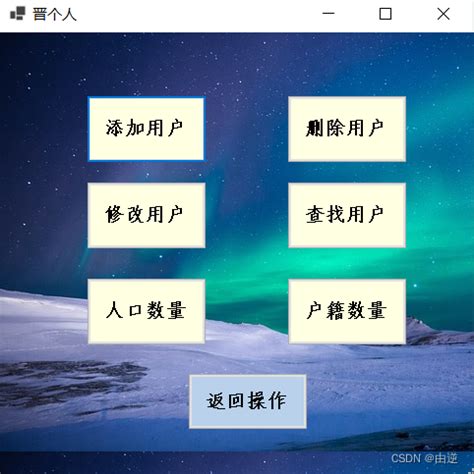 户籍管理系统C Winform SQLServer CSDN博客