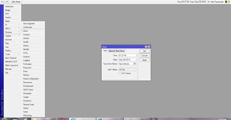 Setting Sntp Client Mikrotik