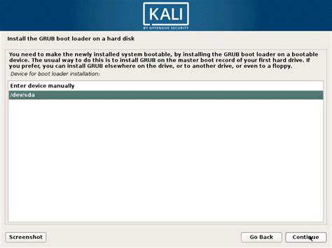 Grub Installation Failed Kali Linux Install On Virtualbox Boatcd