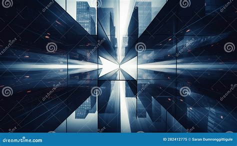 Navigating Forms In The Concrete Jungle Of Modern Architecture Royalty Free Stock Image