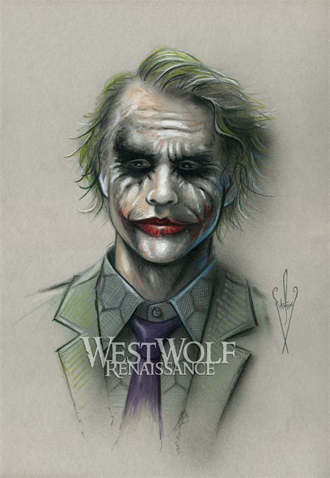 The Joker Heath Ledger Drawings