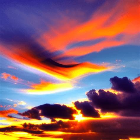 Airplane Sky Cloud Sunset Graphic · Creative Fabrica