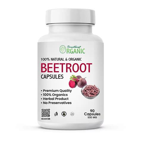 Beetroot Capsules 90 Pcs 500mg 100 Natural Beet Root Extract