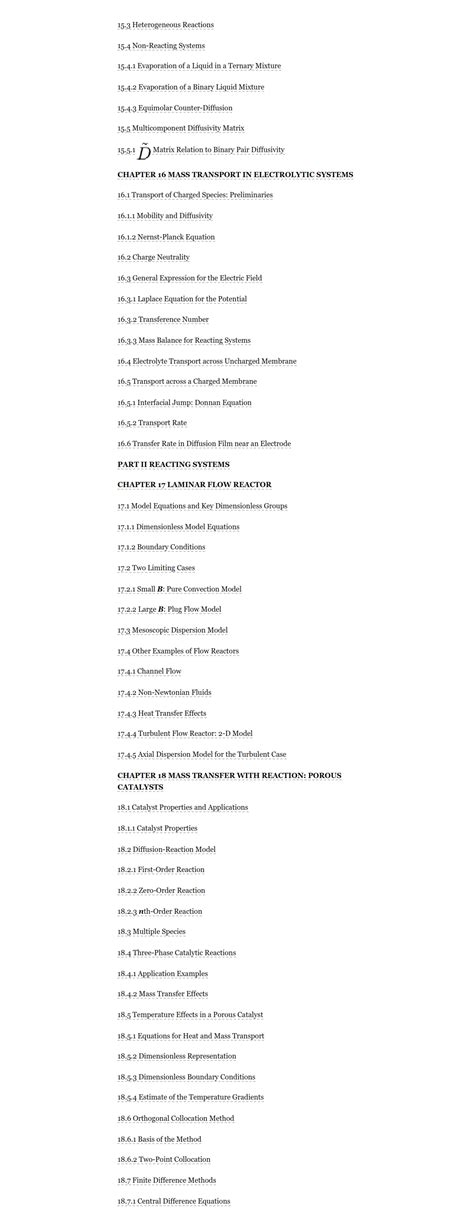 Mass Transfer Processes Modeling Computations And Design Pdf