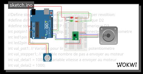 Nema Poten Led Wokwi Esp32 Stm32 Arduino Simulator