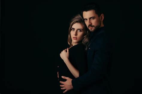 Premium Photo Elegant Couple In The Tender Passion