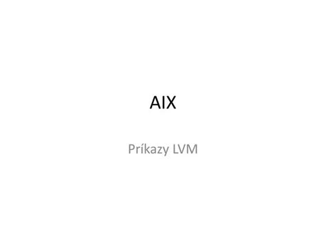 Ppt Aix Powerpoint Presentation Free Download Id 4341099