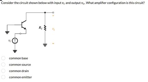 Consider The Circuit Shown Below With Input U And Output Vo What