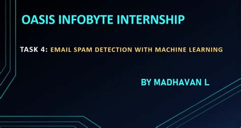 Madhavan L On Linkedin Oasisinfobyte Internship Datascience