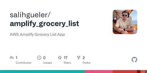 Aws Amplify Grocery List Sample Application With Auth Api And Storage