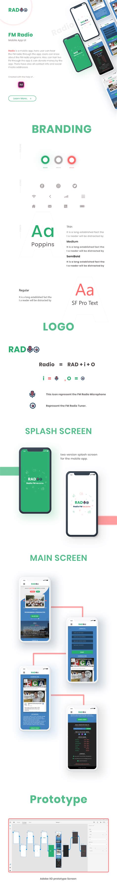 Radio Mobile App UI UX On Behance