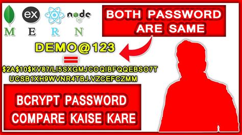 Bcrypt Js Password Compare Kaise Kare How To Decrypt Bcrypt Js Password 😲 Youtube