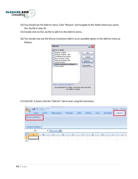 How To Install The Salesforce Excel Connector For Professional Ente