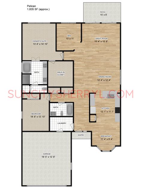 Sun City Hilton Head Floor Plan Pelican