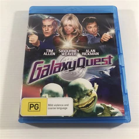 Galaxy Quest Blu Ray Movie Region B Tim Allen Sigourney Weaver Alan Rickman Eur Picclick Fr