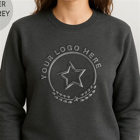 Embossed Sweatshirt Etsy