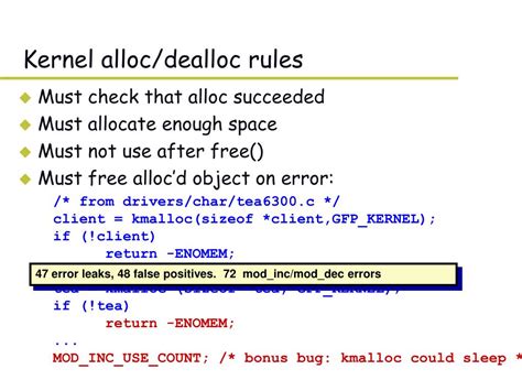 Ppt Using System Specific Compiler Extensions To Find Errors In