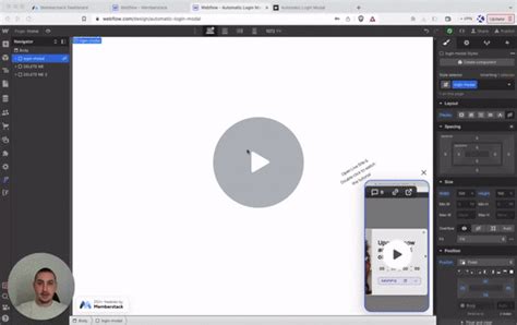11 Automatically Open Login Modal Webflow Powerups
