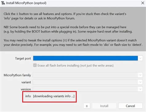 How To MicroPython On ESP32 Using Thonny IDE Flash Upload
