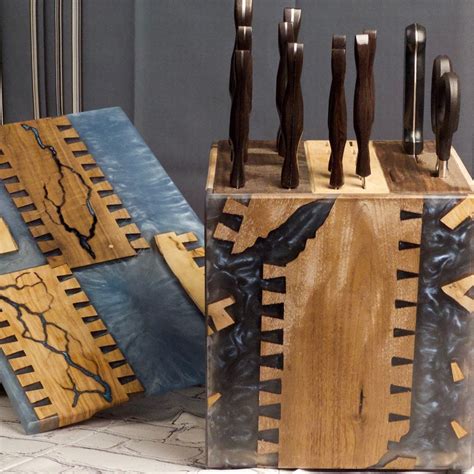 Knife Block Etsy