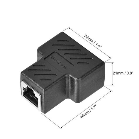 Rj45 Splitter Coupler Inline Connector 1 2 Splitter Ethernet Adapter Bed Bath And Beyond