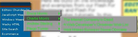 Cascading Menus Html Goodies