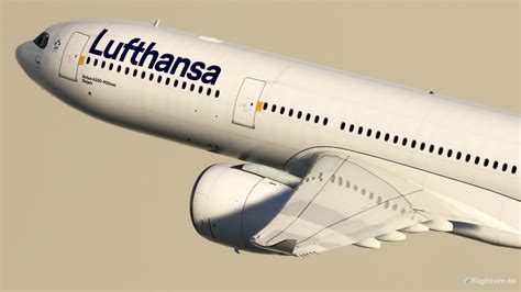 Lufthansa New Livery D Aikd Headwind A330 900 Neo For Microsoft Flight Simulator Msfs