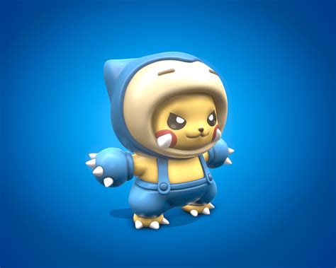 Pikachu Snorlax 3d Model By Nikkoindustries On Thangs