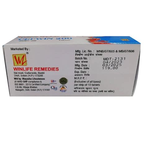 200mg Cefixime Trihydrate Tablets Ip At Rs 119 Box Zifi 200mg Cefixime Tablet In Jodhpur Id