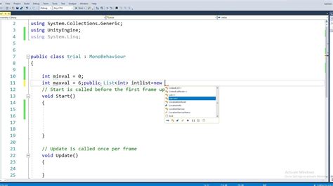 Generating Random Unique Values In Unity3d Or C Youtube