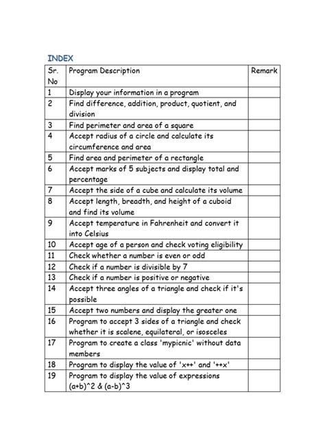 Programindex Pdf Area Triangle