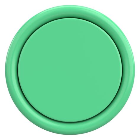 3d Circle Button Empty Button 3d Illustration Premium Photo