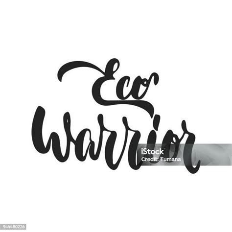 에코 전사손으로 그린 레터링 문구는 검은색에 고립 배너 인사말 카드 포스터 디자인에 대 한 재미 있는 브러시 잉크 벡터 일러스트 개념에 대한 스톡 벡터 아트 및 기타 이미지